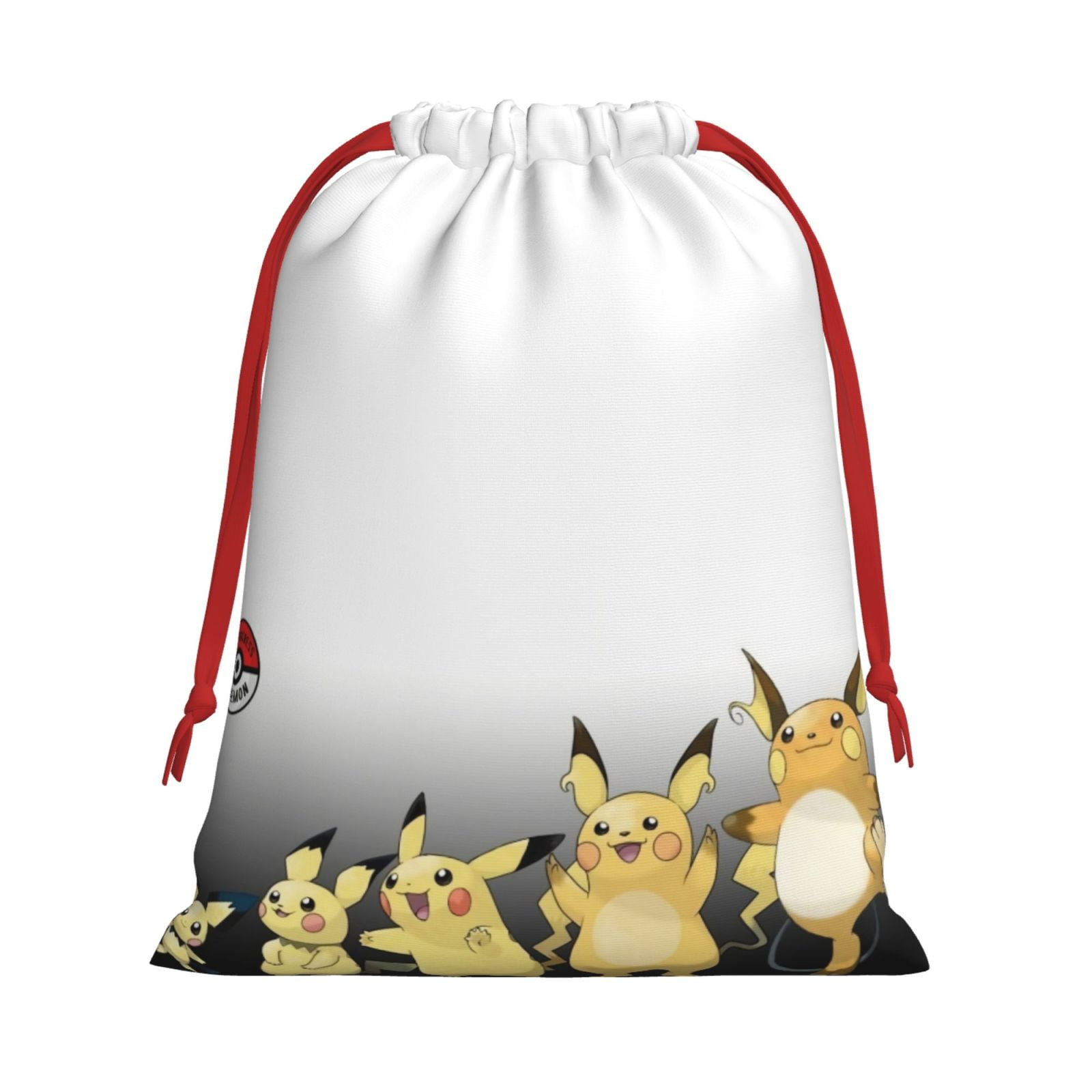 Pokémon Pikachu Raichu Pichu Evolutions Drawstring Bag For Kids Adults ...