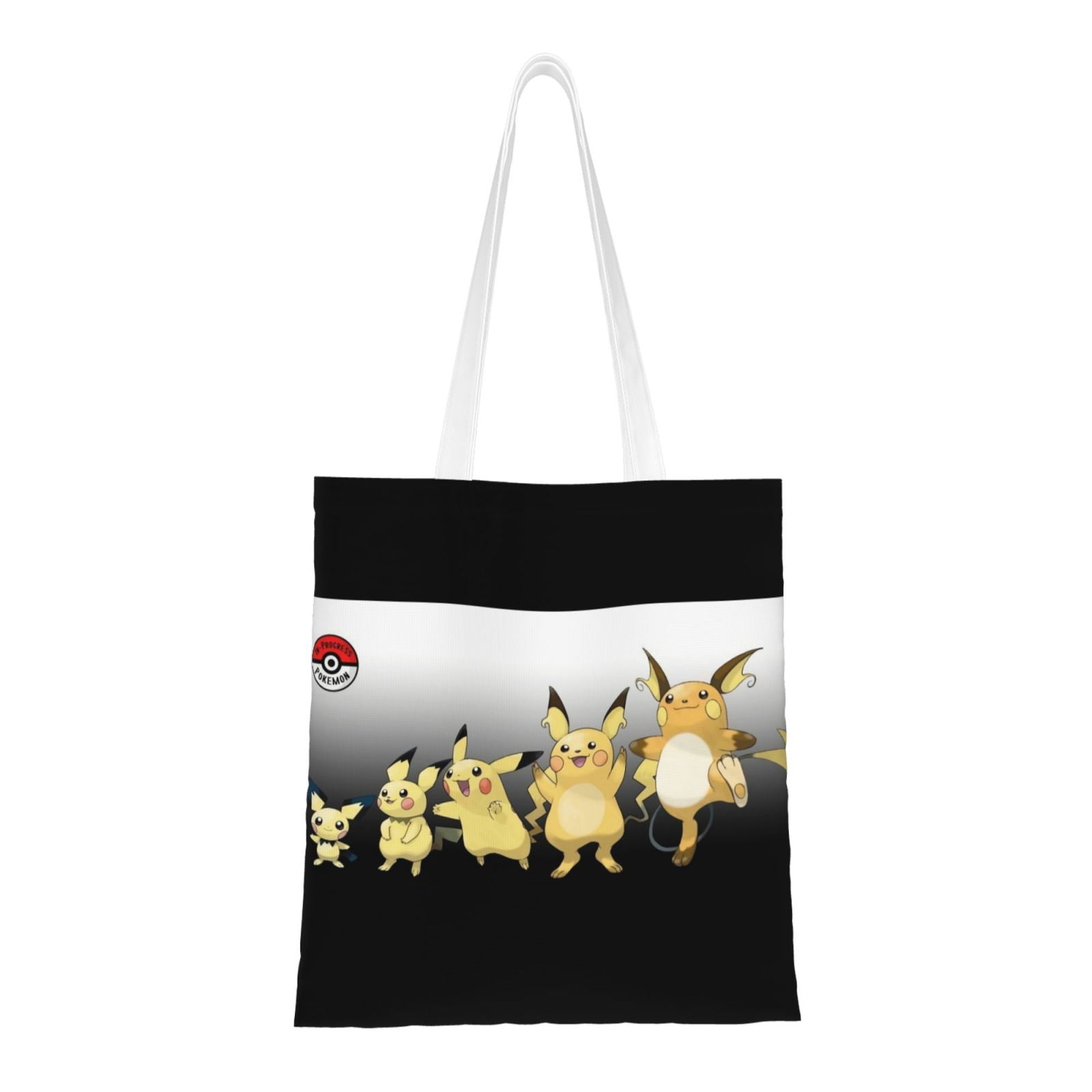 Pokémon Pikachu Raichu Pichu Evolutions Tote Bag For Women Girls Girly ...
