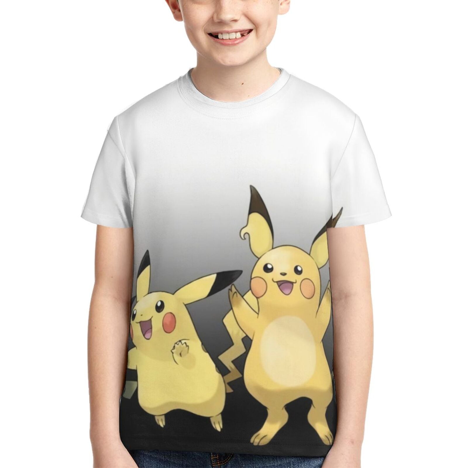 Pokémon Pikachu Raichu Pichu Evolutions Youth Shirt,Athletic Short ...