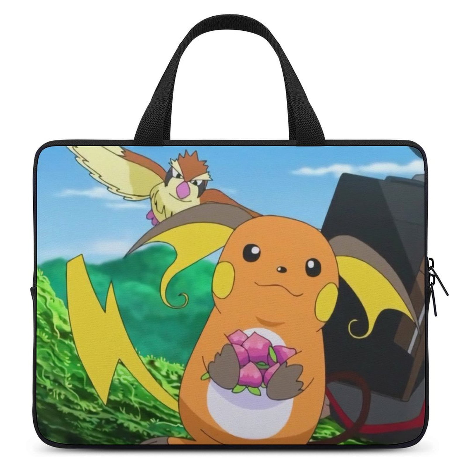 Pokémon-Pikachu-Raichu Pichu Laptop sleeve with Handle, Laptop Case ...