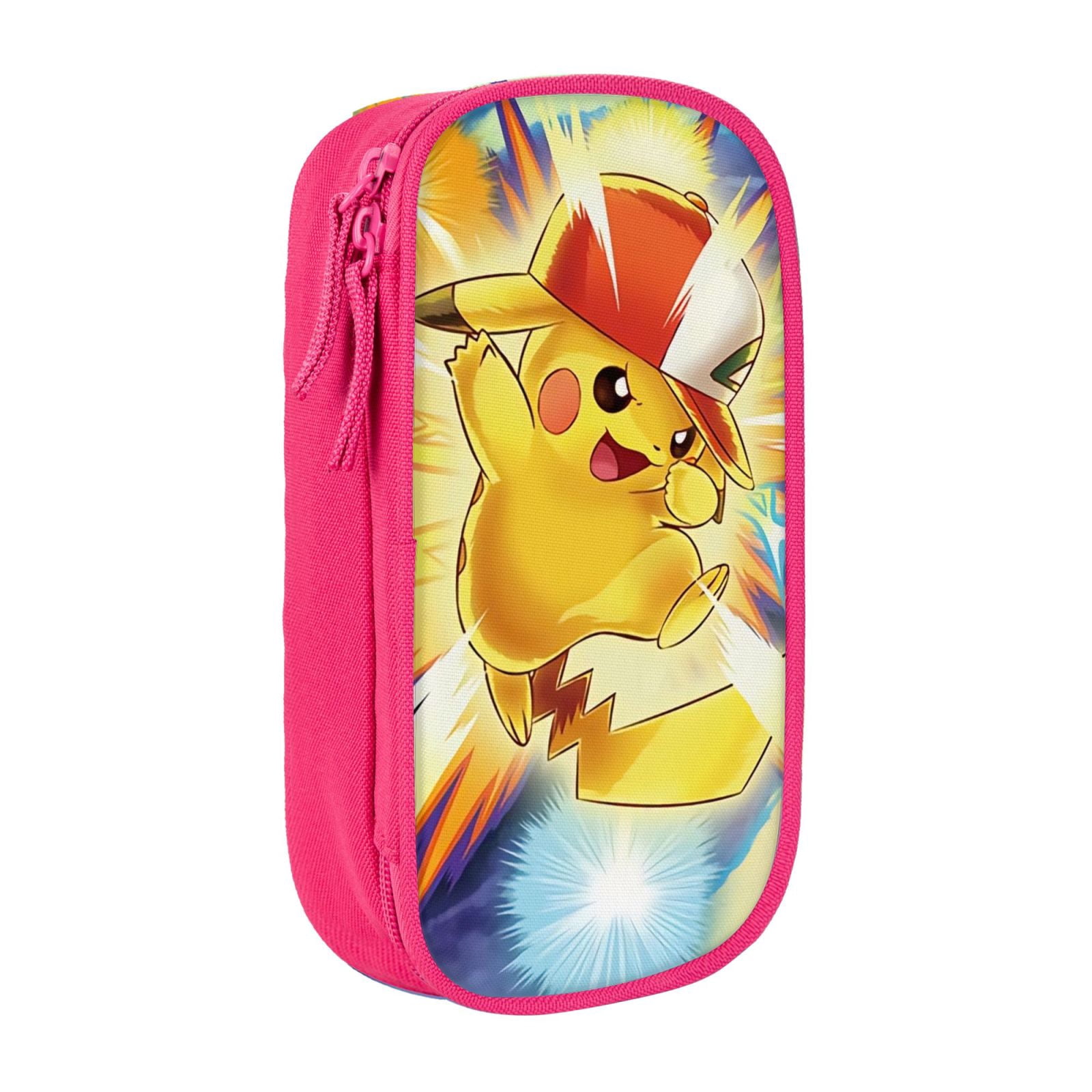 Pokémon Pikachu Raichu Pichu Pencil Case,Big Capacity Pencil Pouch ...