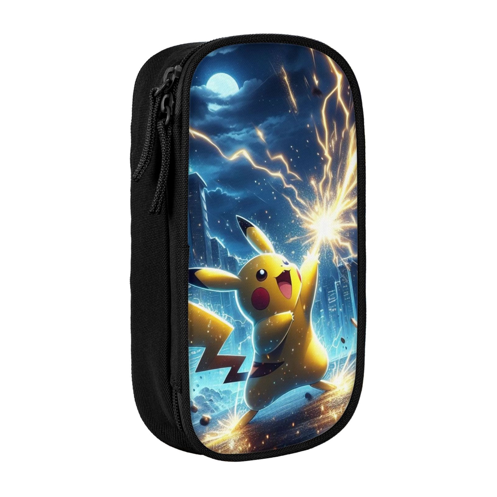 Pokémon-Pikachu Raichu Pichu Pencil Case,Pencil Pouch,Big Pencil Bag ...