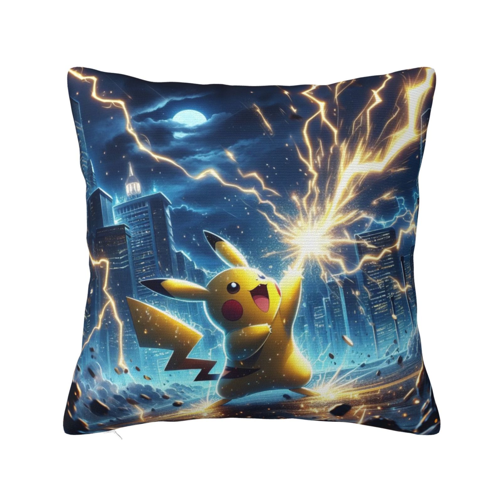 Pokémon-Pikachu Raichu Pichu Pillow Covers,20x20 Pillow Cover ...