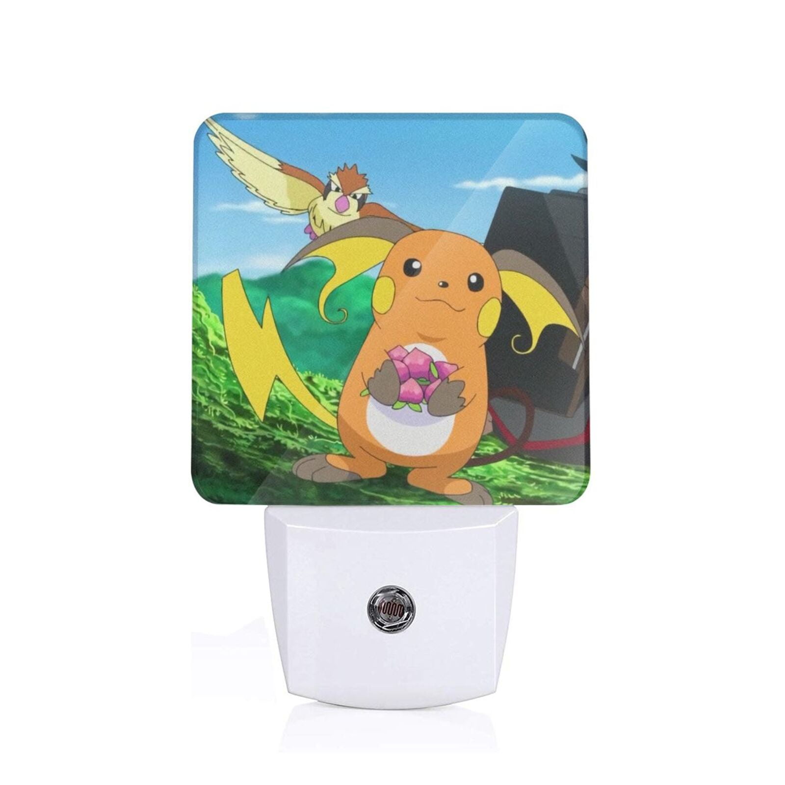 Pokémon-Pikachu-Raichu Pichu Plug-in LED Night Light Lamp with Dusk to ...