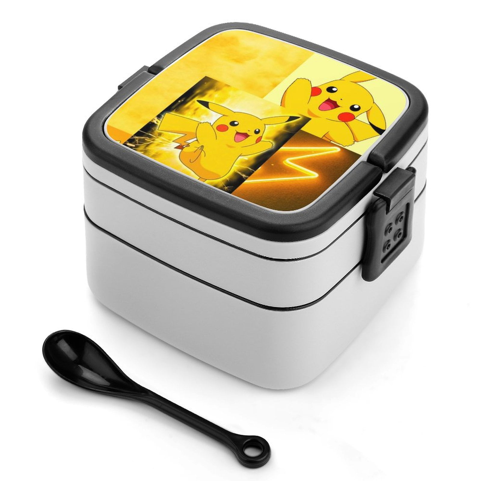 Pokémon Pikachu Raichu Pichu Reusable Bento Boxes Lunch Box Double ...