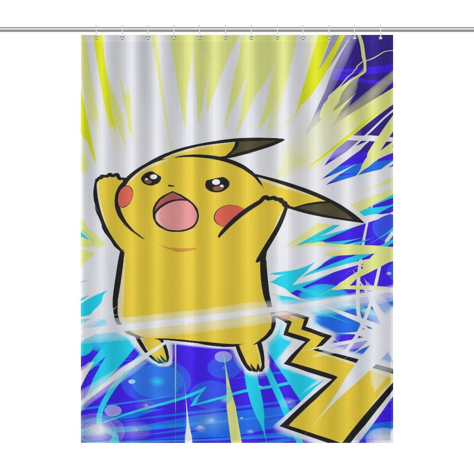 Pokémon Pikachu Raichu Pichu Shower Curtain,Shower Curtain Liner,Bath ...