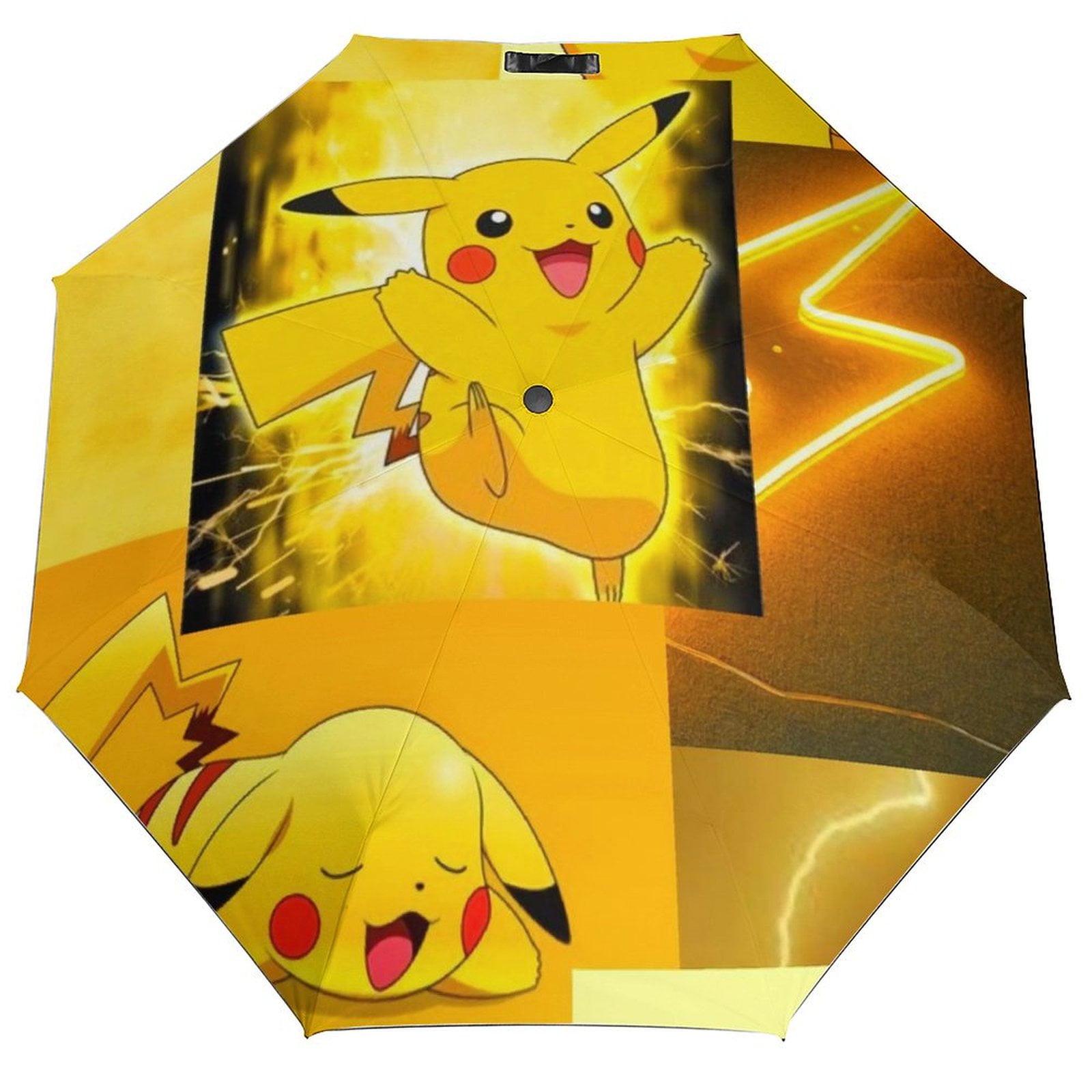 Pokémon Pikachu Raichu Pichu Travel Automatic Folding Rain Umbrellas ...