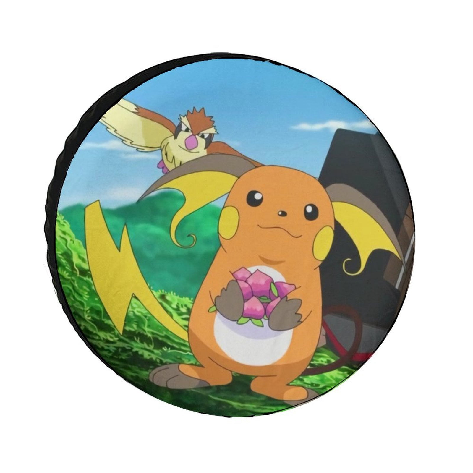 Pokémon-Pikachu-Raichu Pichu Waterproof Oxford Tire Covers, Spare Wheel ...