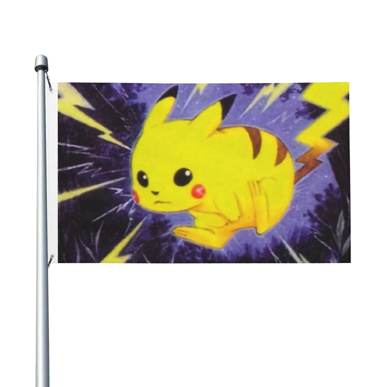 Pokémon Pikachu Raichu Pichu05 3x5ft Face Flag Fade Proof Holiday Fall ...