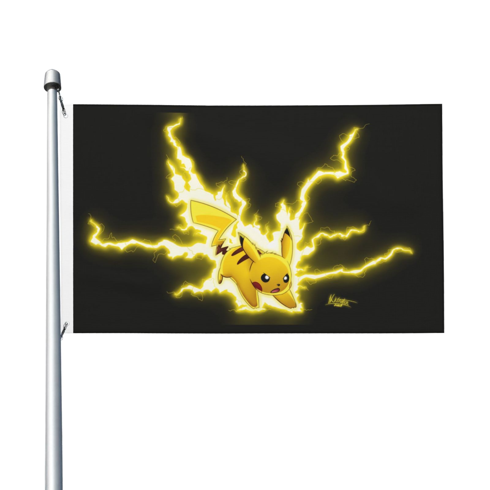 Pokémon -Pikachu Raichu Pichu3 3x5ft Face Flag Fade Proof Holiday Fall ...