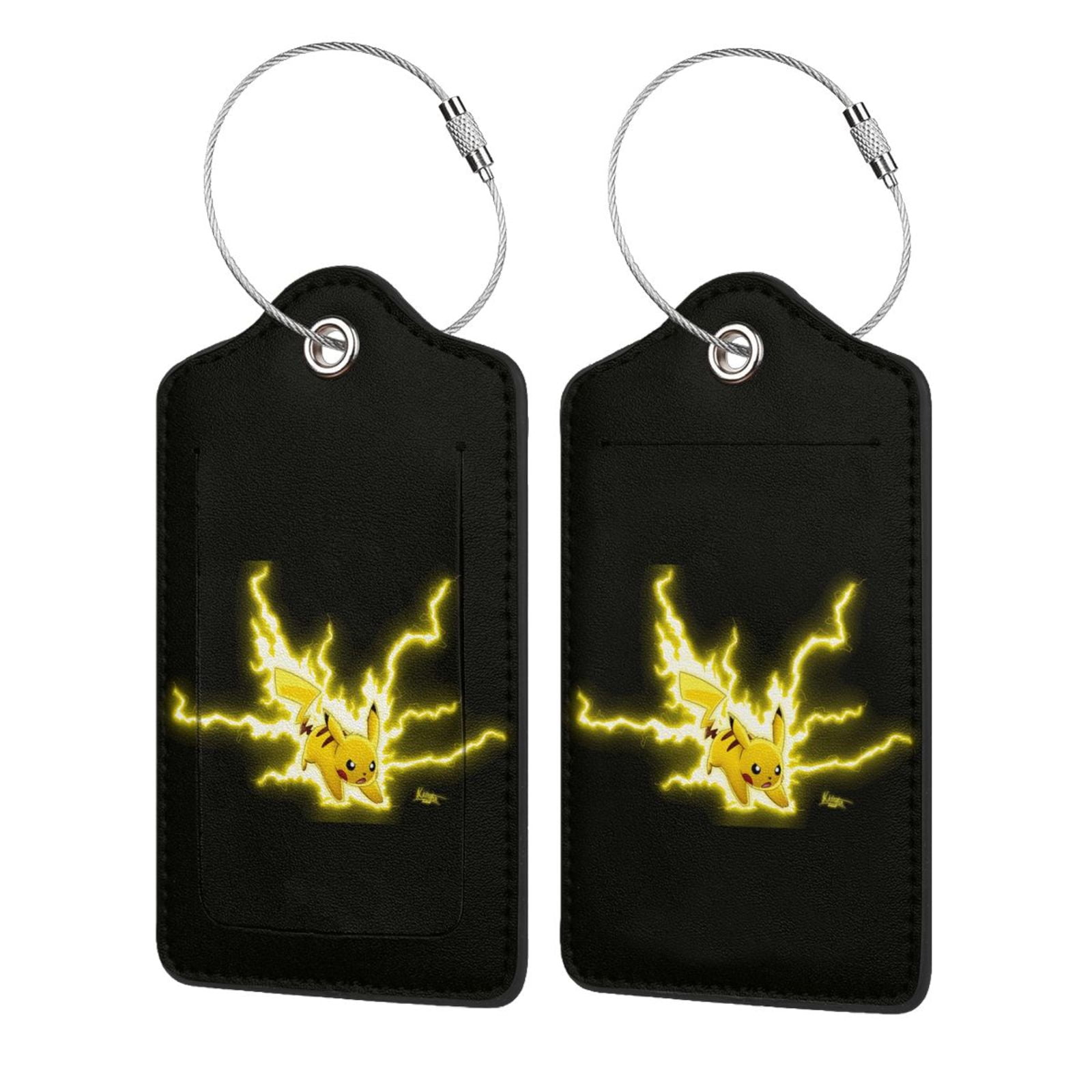 Pokémon -Pikachu Raichu Pichu3 Luggage Tags for Suitcases Travel ID ...