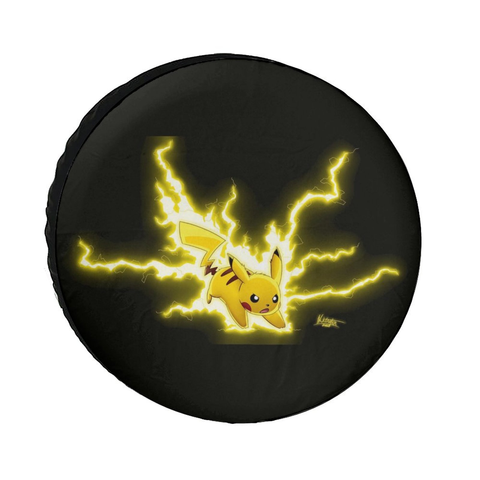 Pokémon -Pikachu Raichu Pichu3 Waterproof Oxford Tire Covers, Spare ...