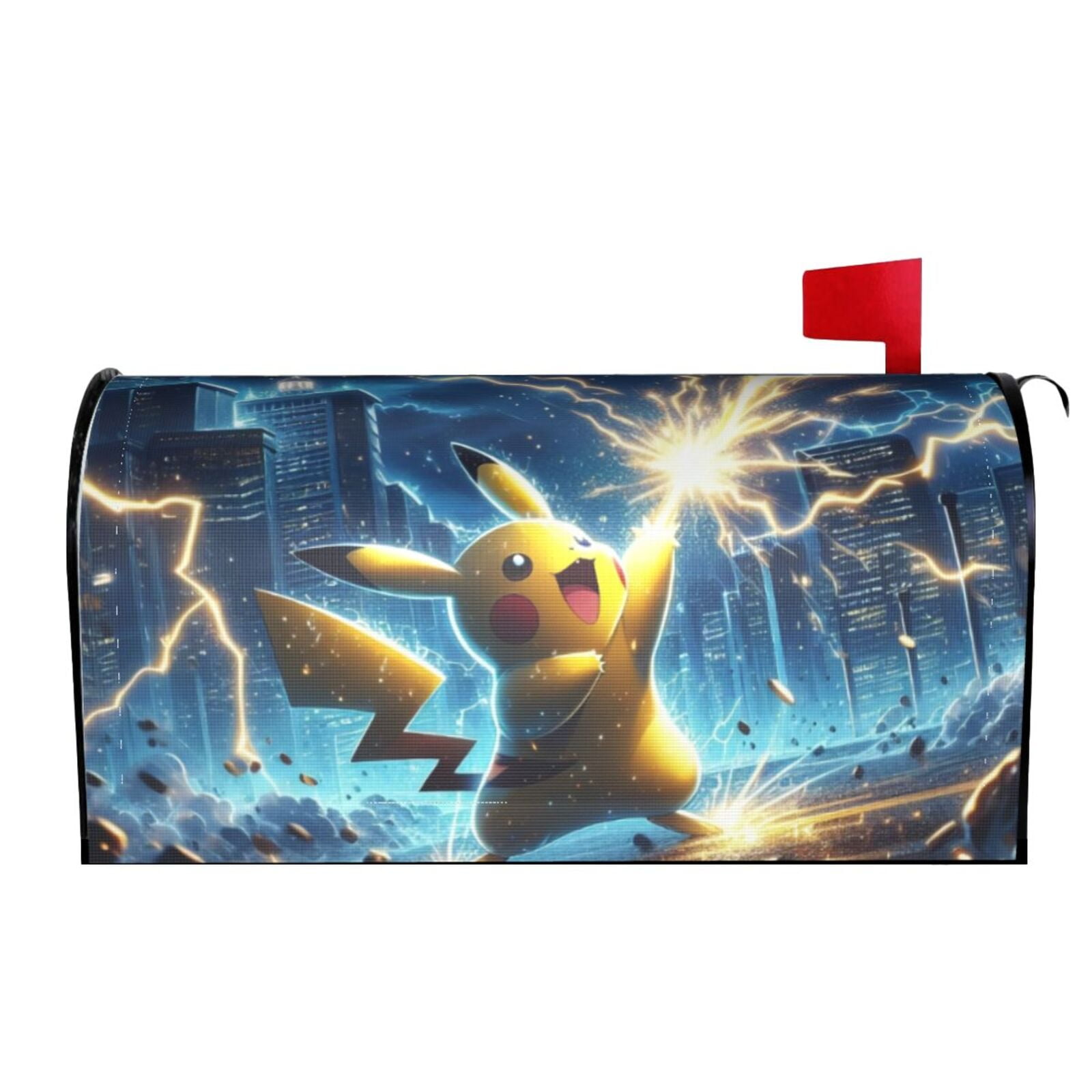 Pokémon-Pikachu Raichu Pichu36 Cartoon Character Mailbox Cover Magnetic ...
