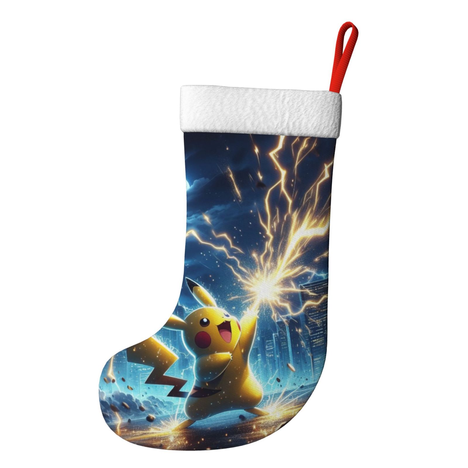 Pokémon-Pikachu Raichu Pichu36 Xmas Stocking For Tree Holiday Fireplace ...