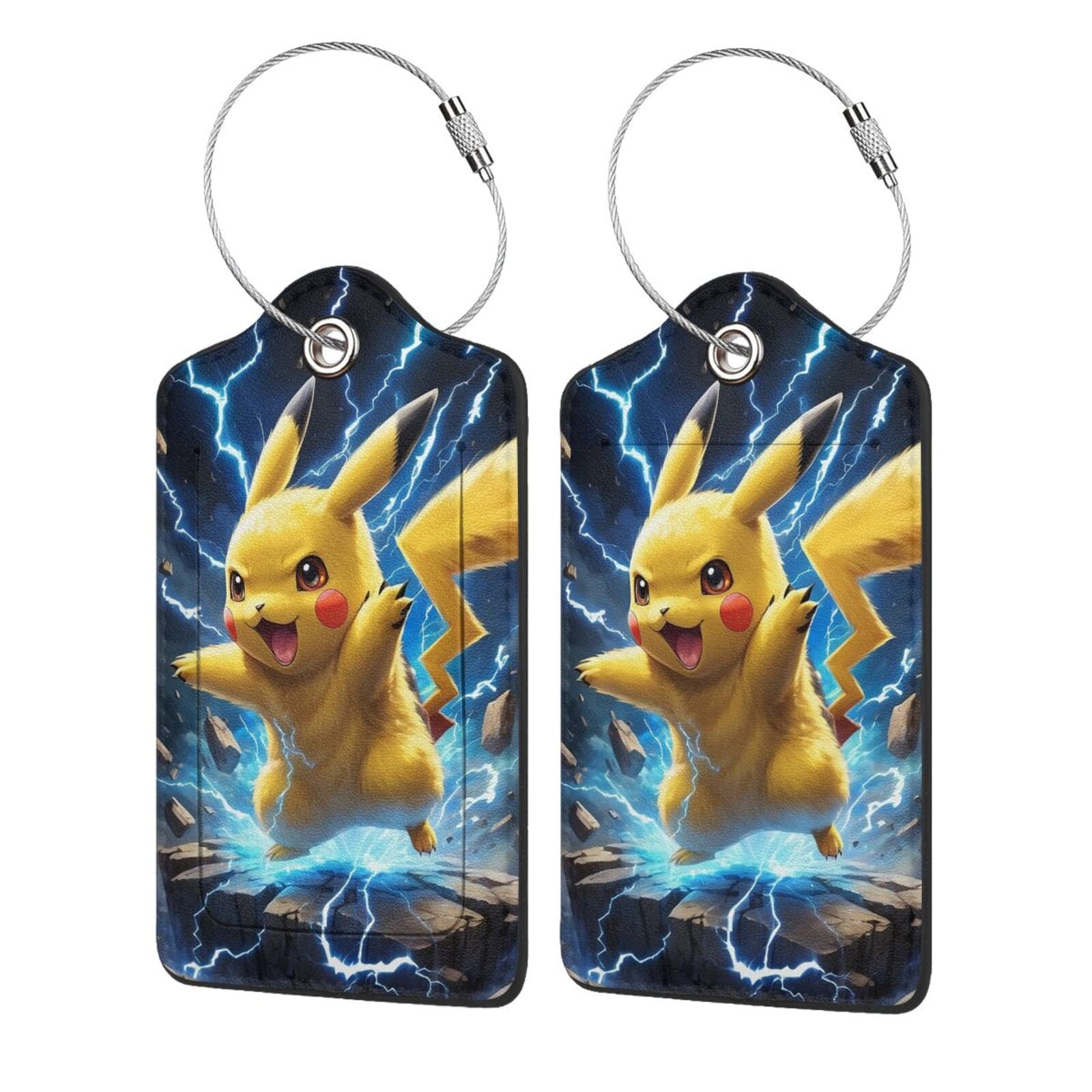 Pokémon-Pikachu Raichu Pichu365 Luggage Tags for Suitcases Travel ID ...