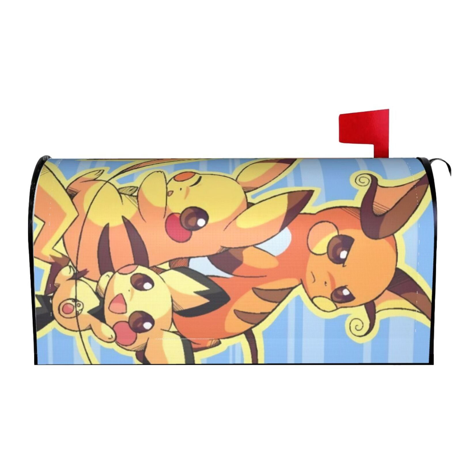 Pokémon Pikachu Raichu Pichu65 Cartoon Character Mailbox Cover Magnetic ...