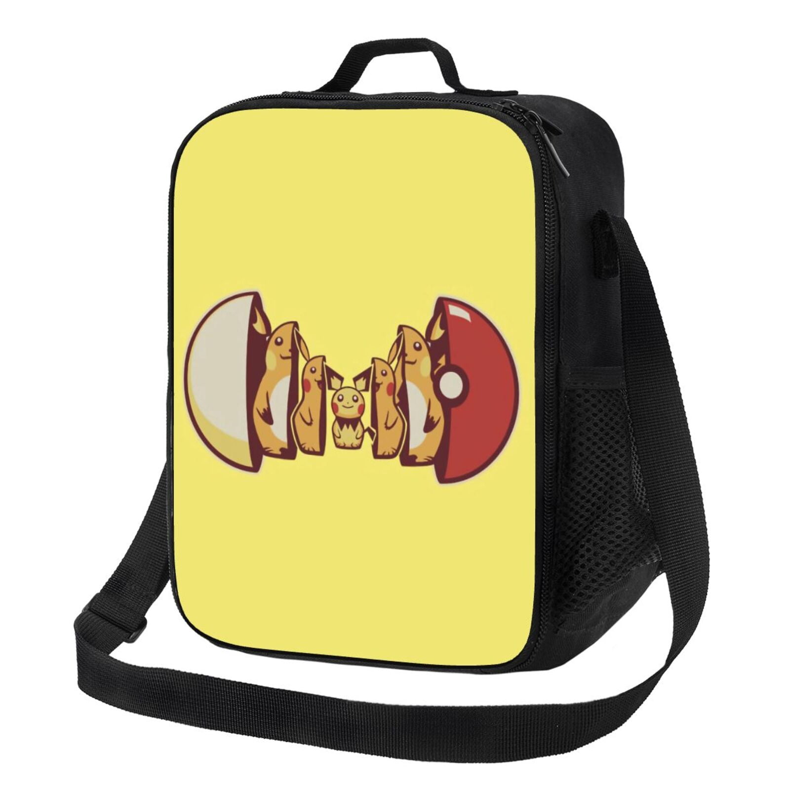 Pokémon Pikachu Raichu Pichu695 Crossbody Lunch Bag Portable Leakproof ...
