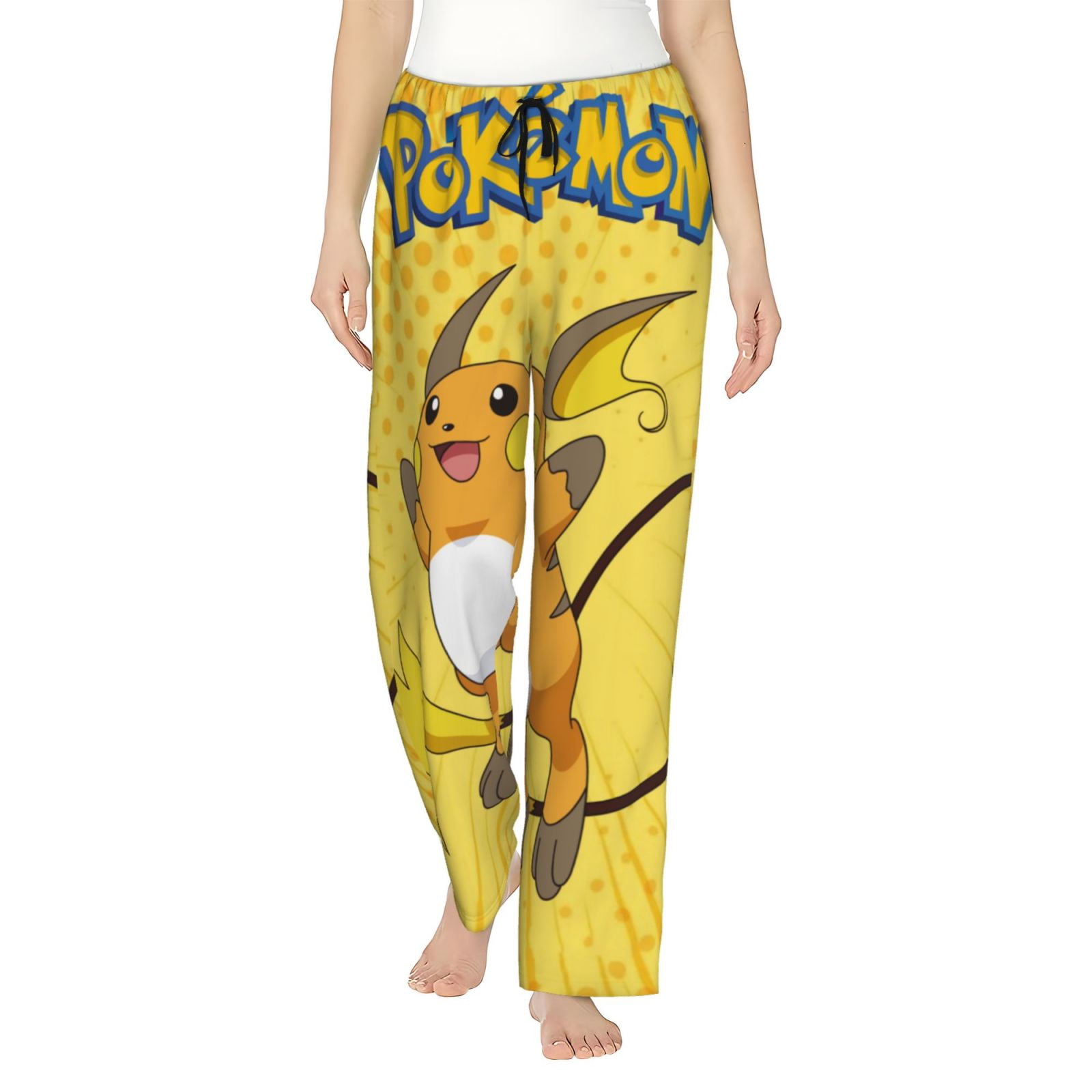 Pokémon-Pikachu Raichu Women'S Pajama Pants，Soft Pajama Pants For ...