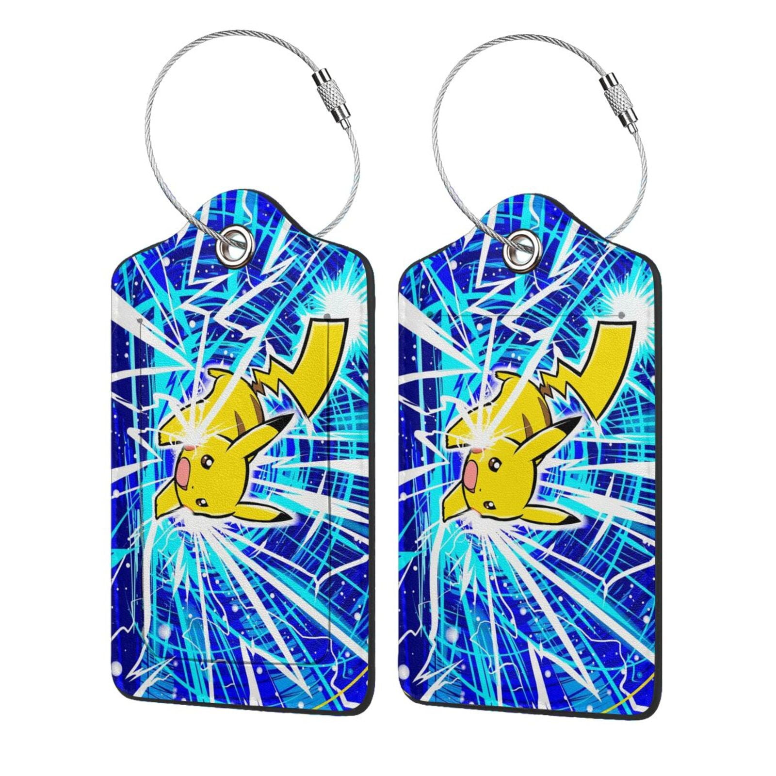Pokémon Pikachu Raichu36 Luggage Tags for Suitcases Travel ID ...