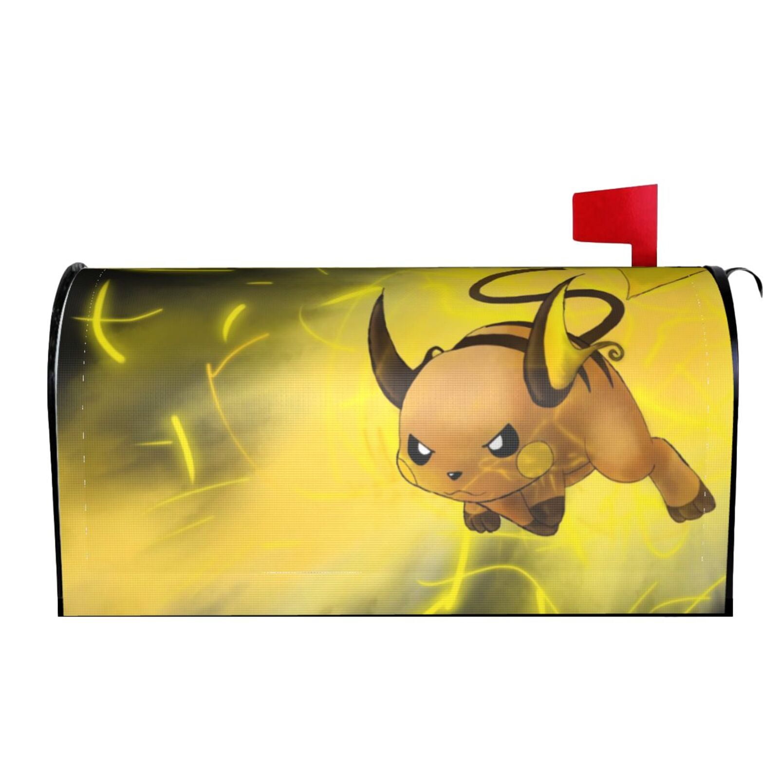 Pokémon Pikachu Raichu556 Cartoon Character Mailbox Cover Magnetic ...