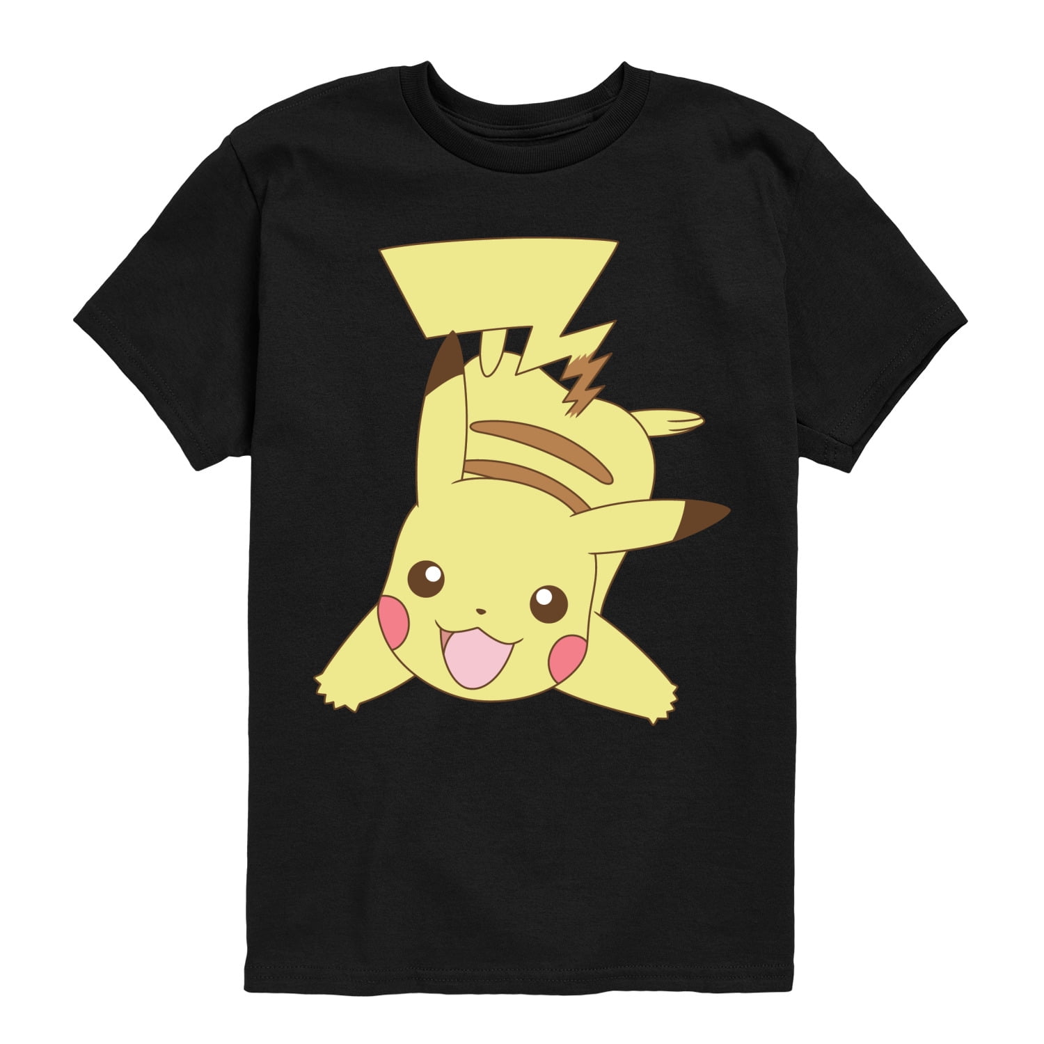 Pokémon - Pikachu Red Cheeks - Youth Short Sleeve Graphic T-Shirt ...