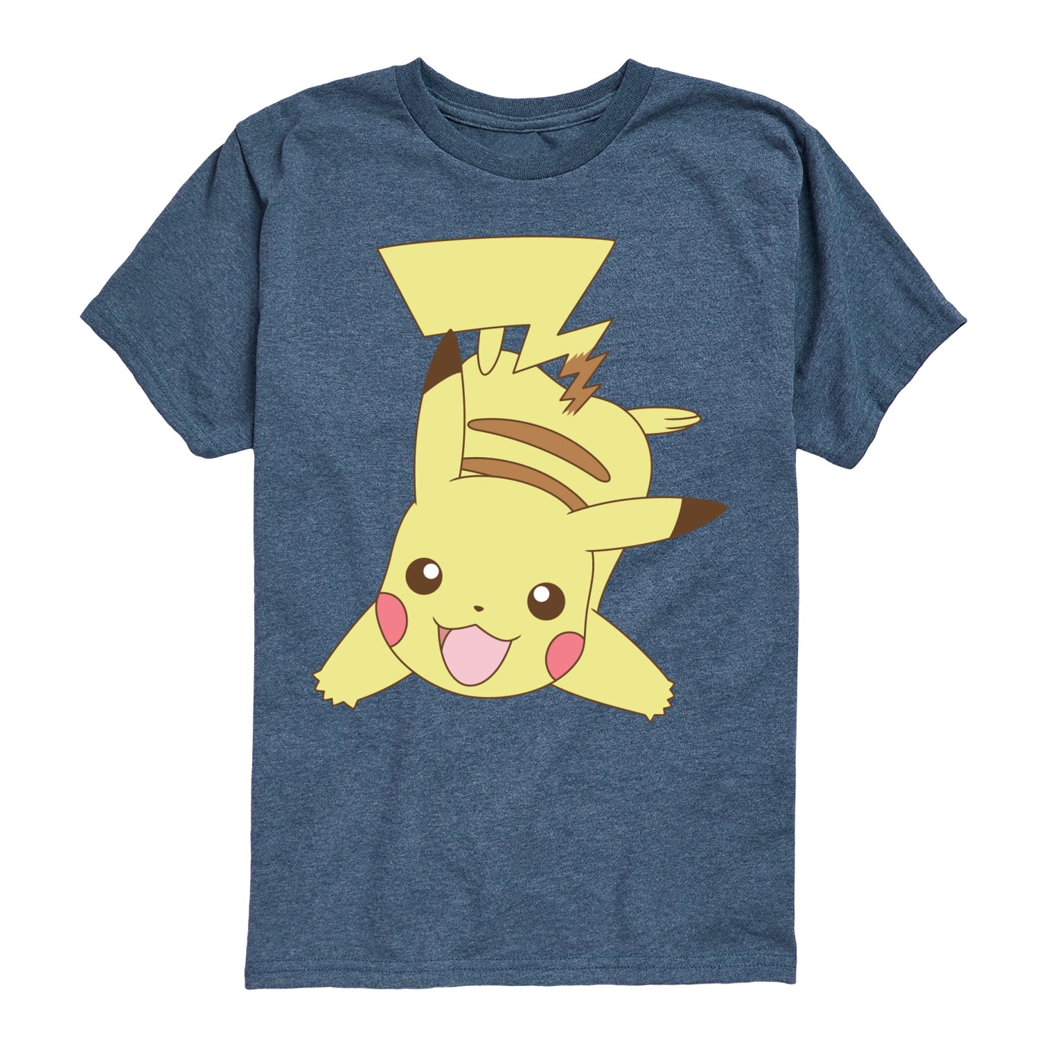 Pokémon - Pikachu Red Cheeks - Youth Short Sleeve Graphic T-Shirt ...