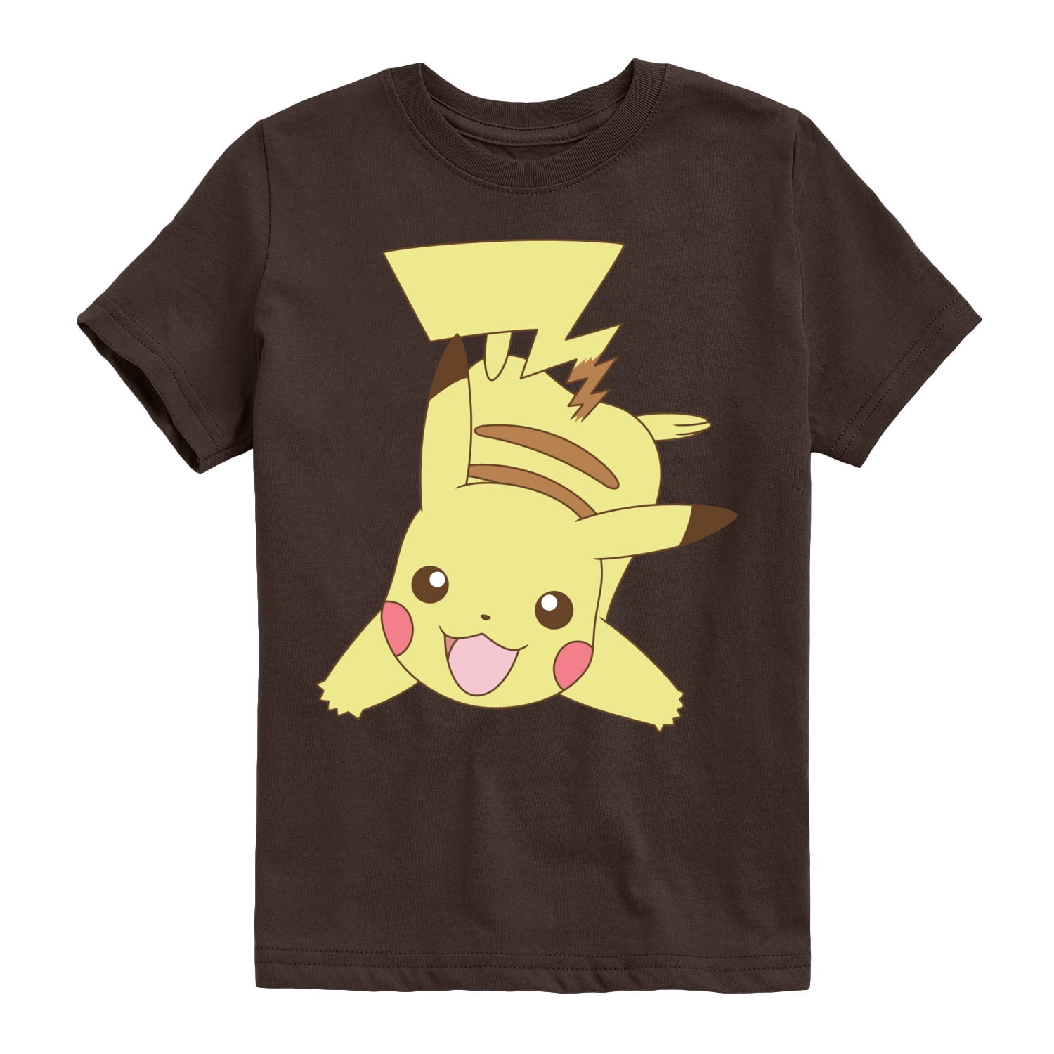 Pokémon - Pikachu Red Cheeks - Youth Short Sleeve Graphic T-Shirt ...