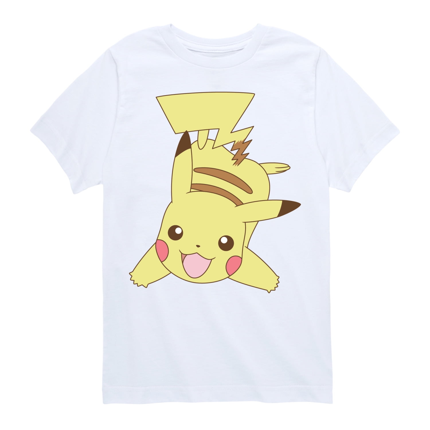 Pokémon - Pikachu Red Cheeks - Youth Short Sleeve Graphic T-Shirt ...