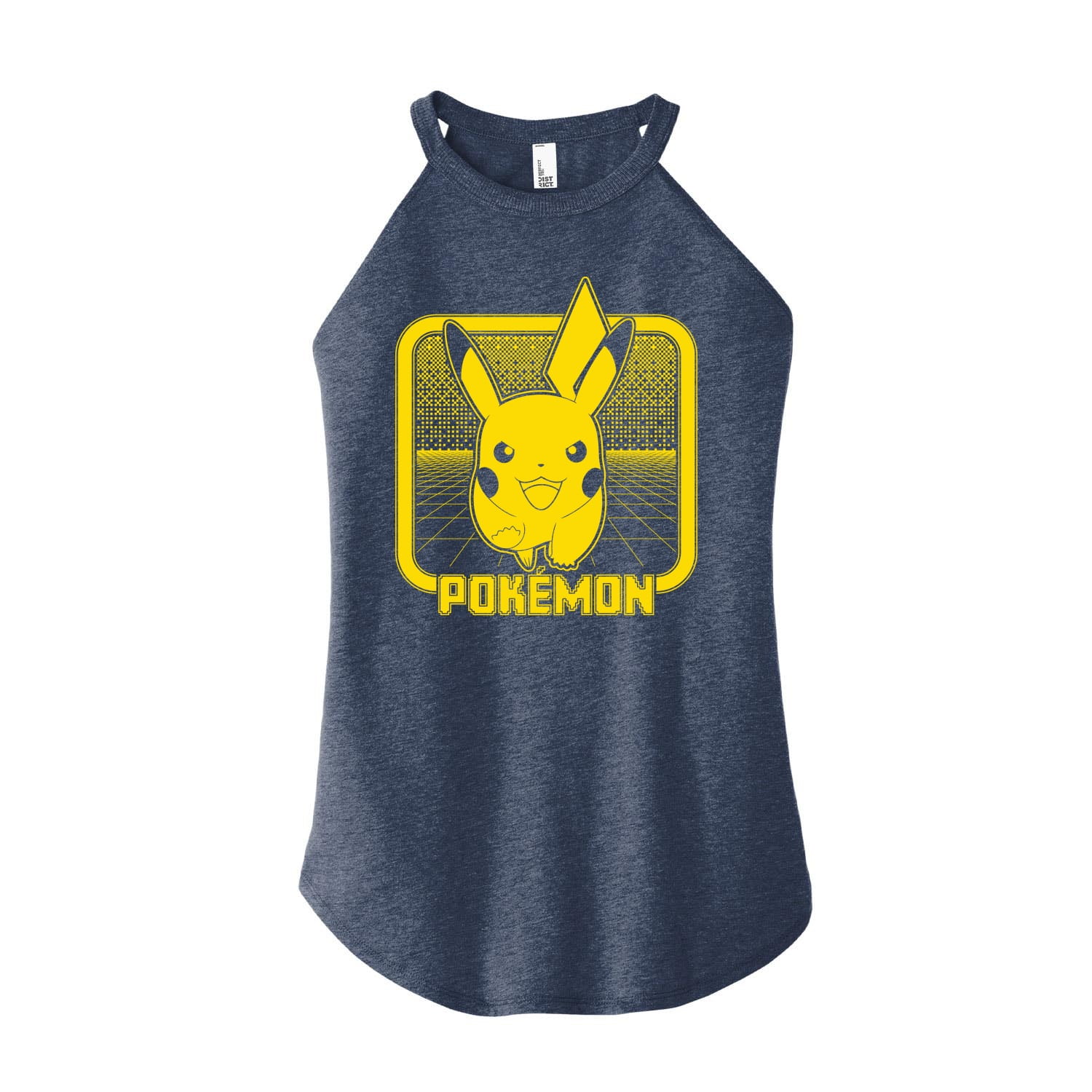 Pokémon - Pikachu Retrogamer - Juniors High Neck Tank Top - Walmart.com