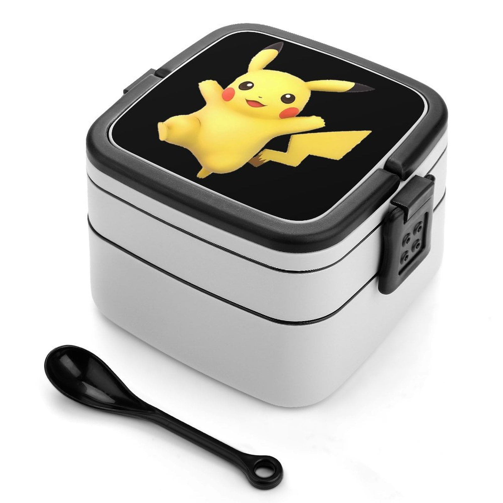 Pokémon Pikachu Reusable Bento Boxes Lunch Box Double Layer Stackable ...