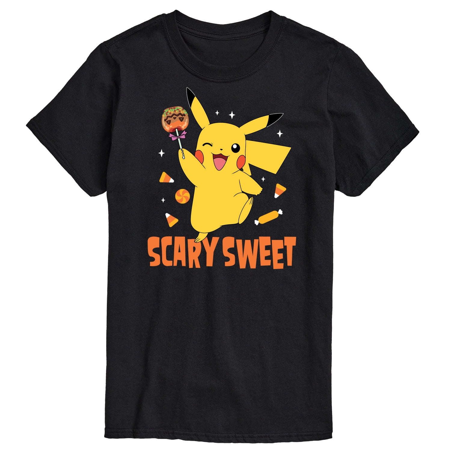 Pokémon - Pikachu Scary Sweet - Men's Short Sleeve Graphic T-Shirt ...