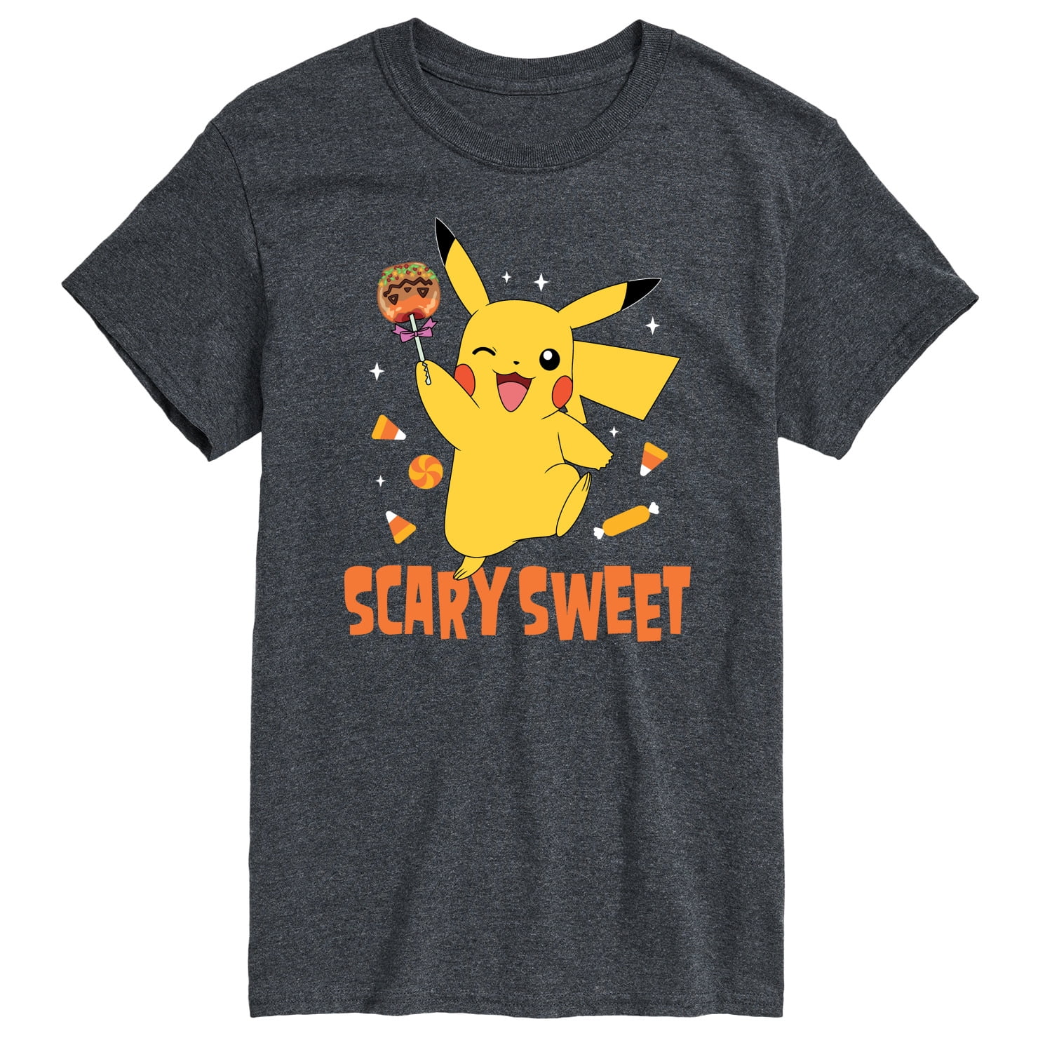 Pokémon - Pikachu Scary Sweet - Men's Short Sleeve Graphic T-Shirt ...