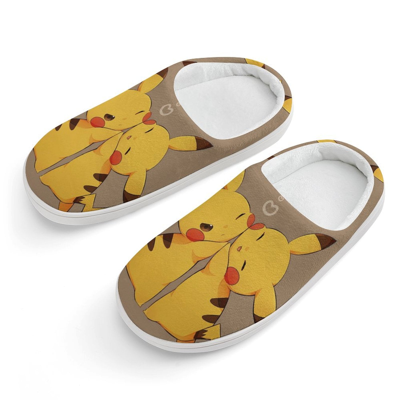 Pokémon - Pikachu Slippers for Kids Girls Boys,Soft Plush Cute Slippers ...