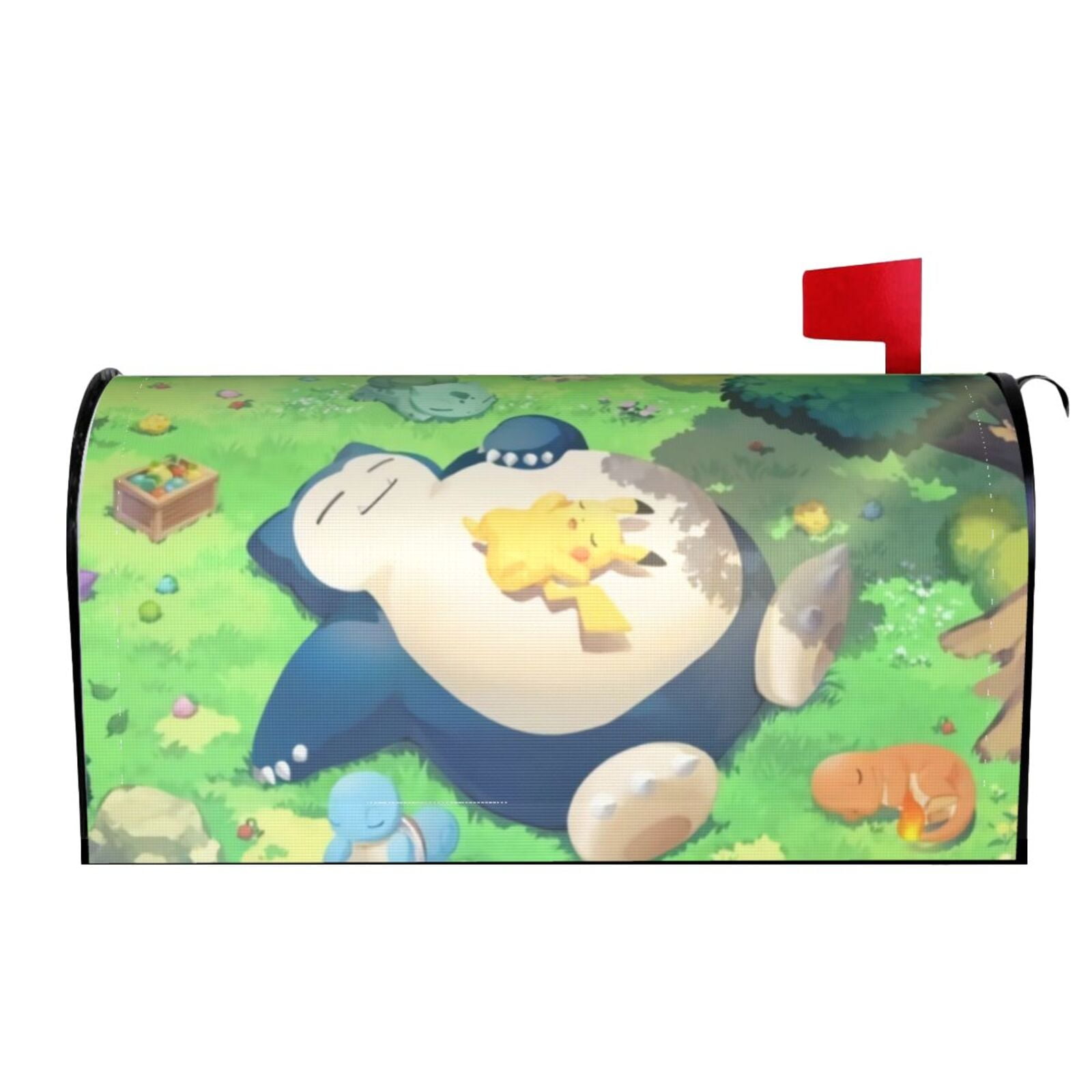 Pokémon-Pikachu Snorlax80 Cartoon Character Mailbox Cover Magnetic ...