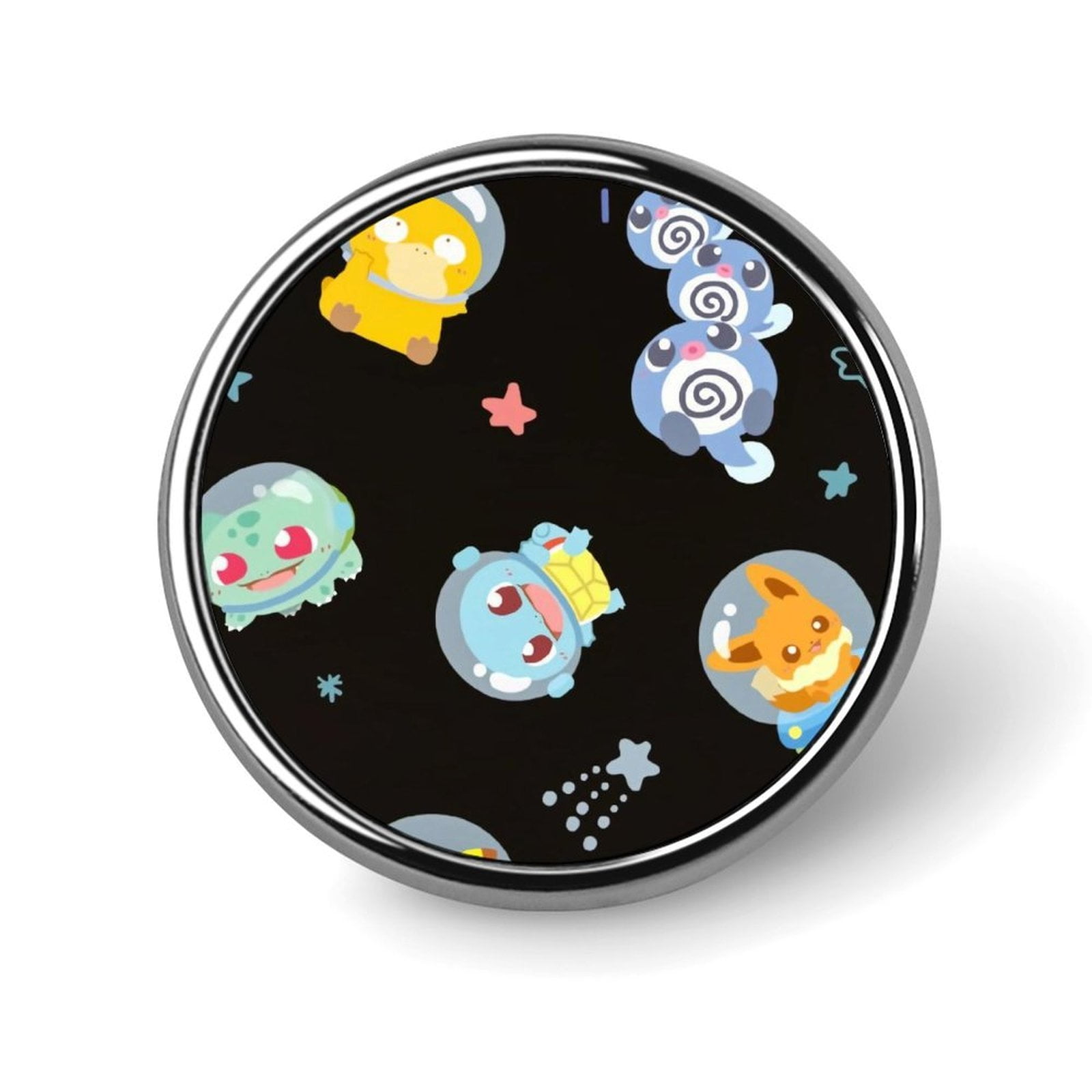 Pokémon Pikachu Squirtle Bulbasaur Psyduck Eevee DIY Round Badge ...