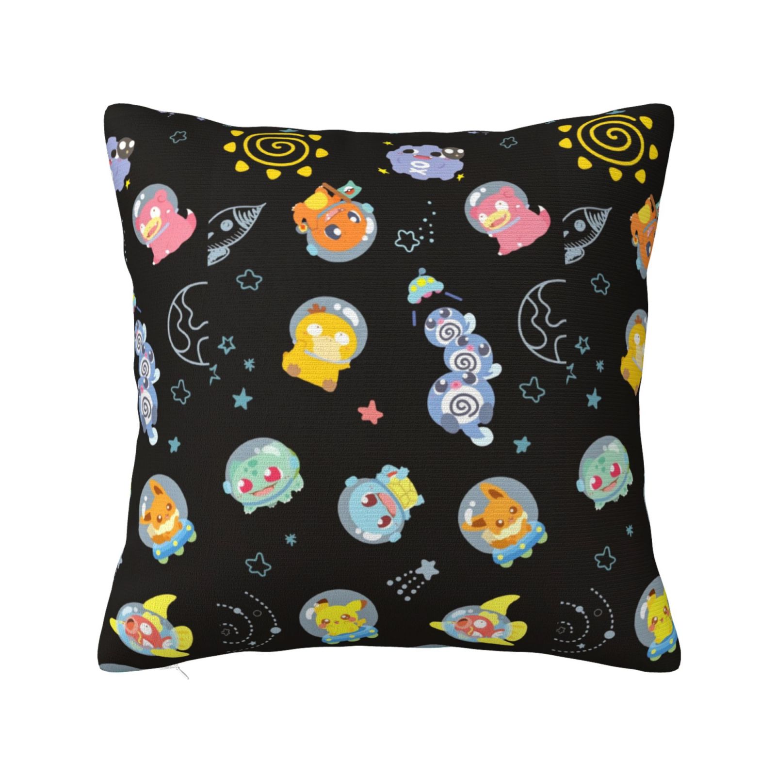 Pokémon-Pikachu Squirtle Bulbasaur Psyduck Eevee Throw Pillow Covers ...
