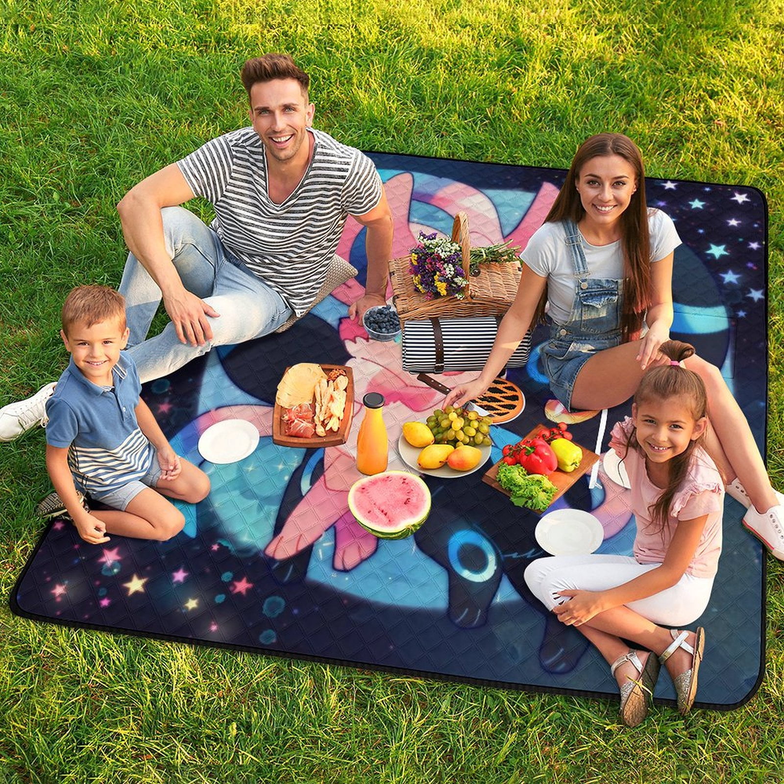 Pokémon-Pikachu Sylveon Umbreon Picnic Blanket Outdoor Extra Large ...