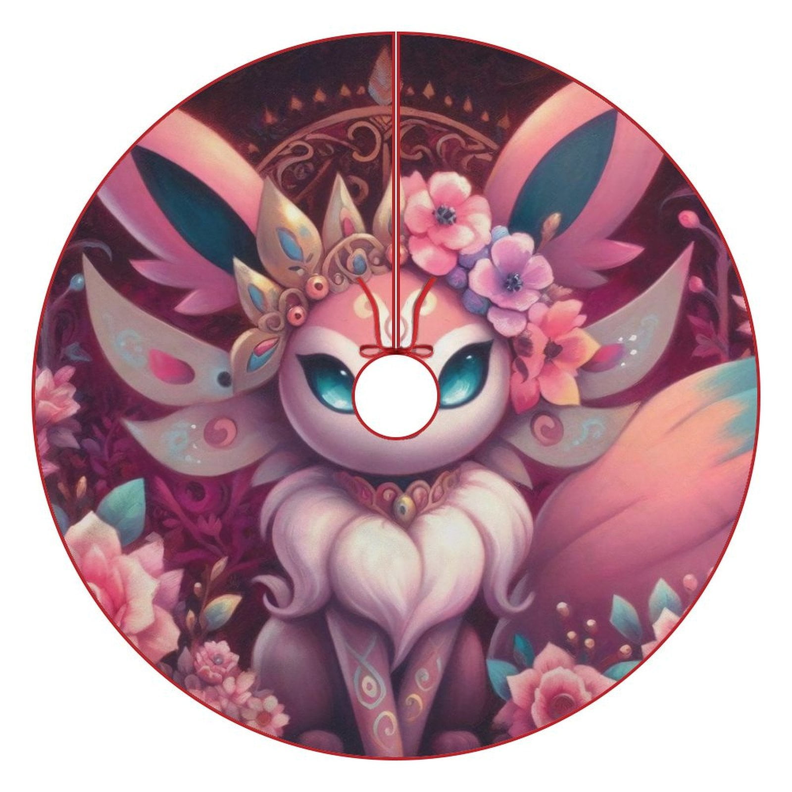Pokémon Pikachu Sylveon4 Large Merry Christmas Tree Skirt, Funny Soft ...