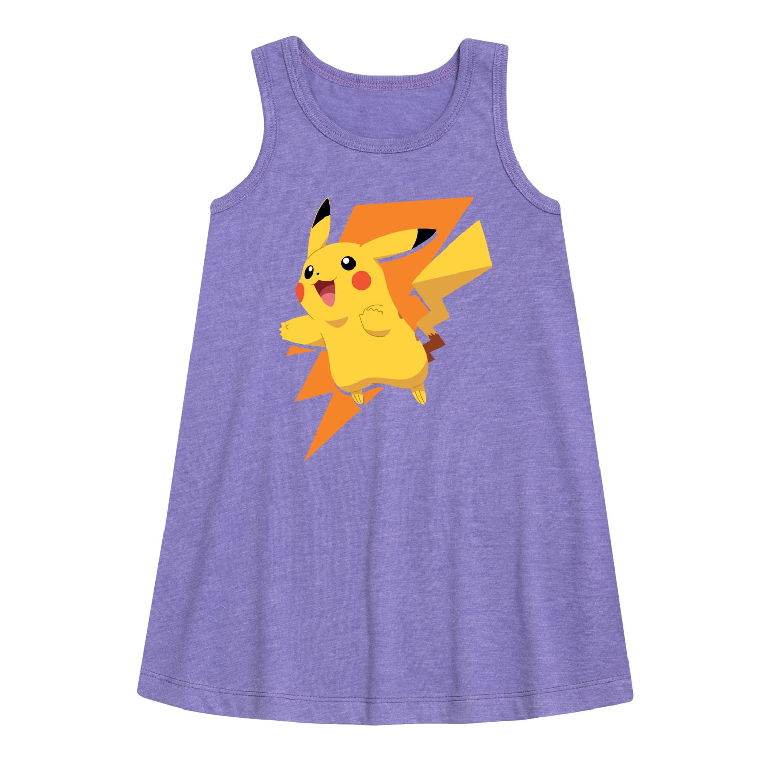 Pokémon - Pikachu Thunderbolt - Youth Girls A-line Dress - Walmart.com