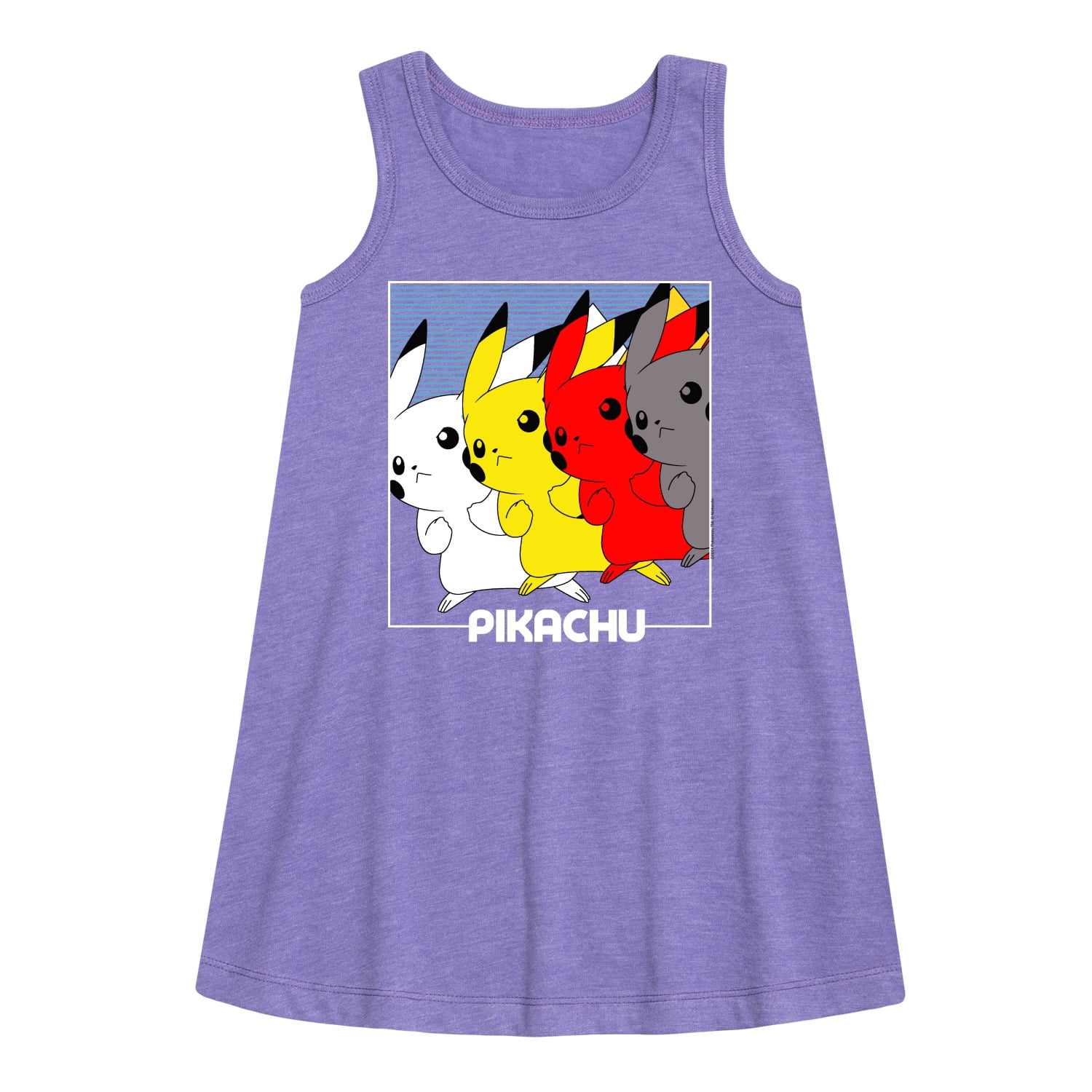 Pokémon - Pikachu Tracer - Youth Girls A-line Dress - Walmart.com