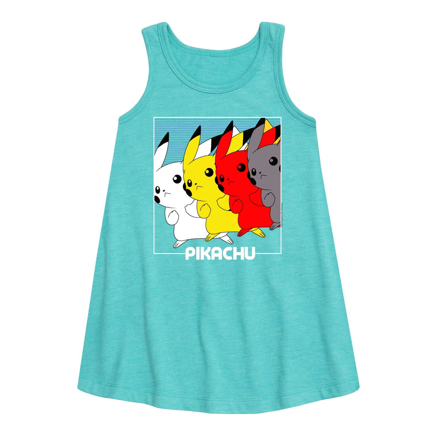 Pokémon - Pikachu Tracer - Youth Girls A-line Dress - Walmart.com