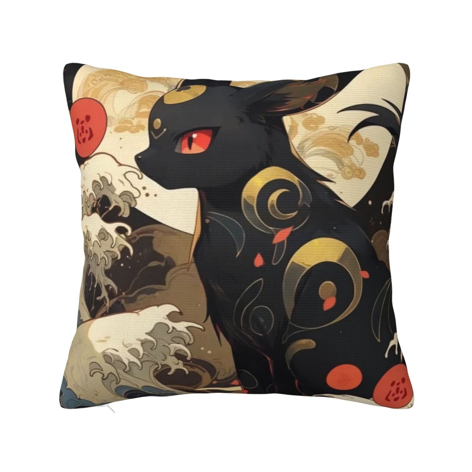 Pokémon-Pikachu Umbreon Throw Pillow Covers 18x18 Inch,Square Pillow ...