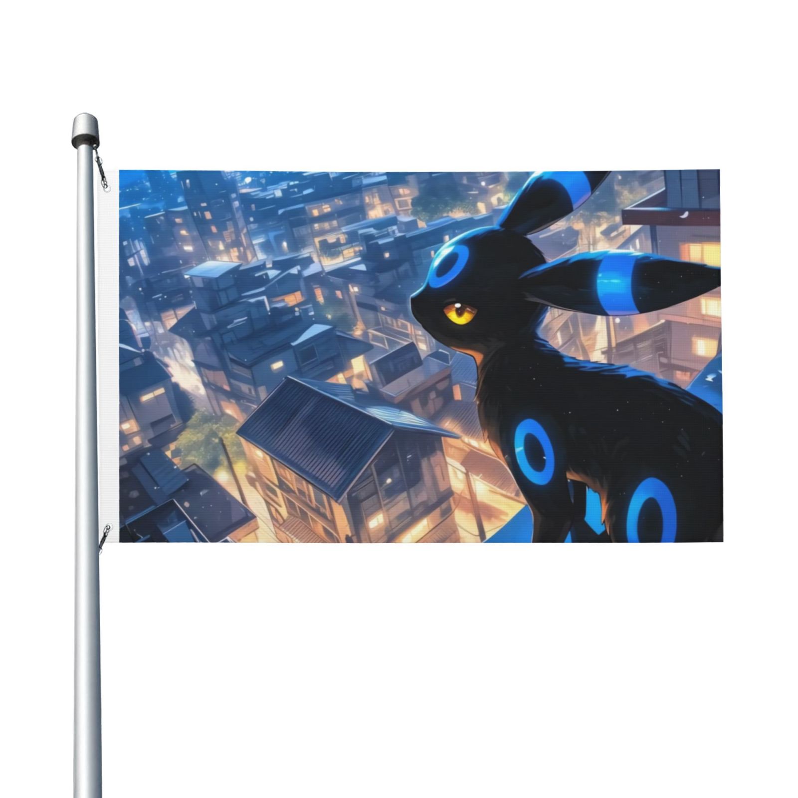 Pokémon Pikachu Umbreon6580 3x5ft Face Flag Fade Proof Holiday Fall ...