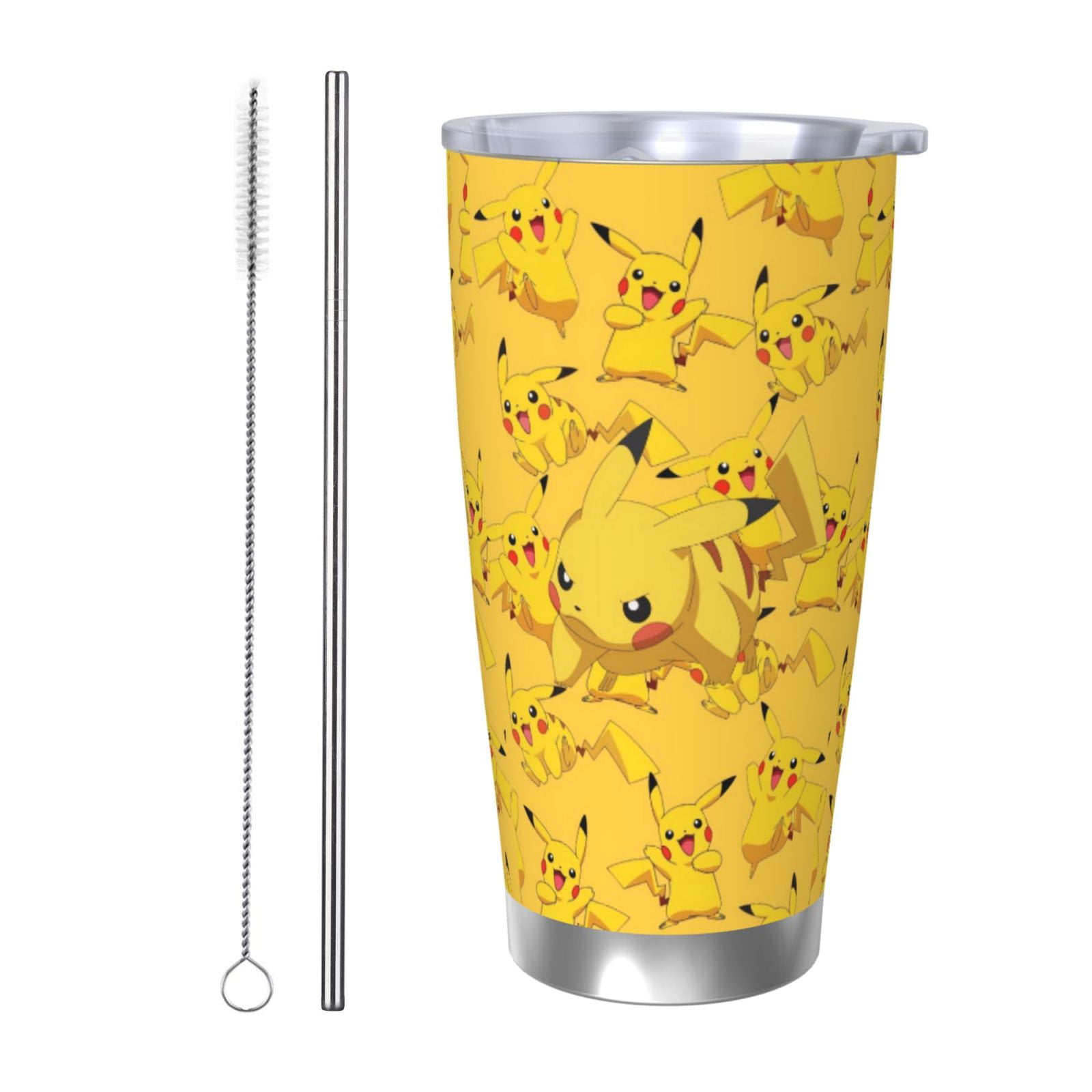 Pokémon-Pikachu Water Bottle 20oz,Pokémon-Pikachu Coffee Cups,Coffee ...