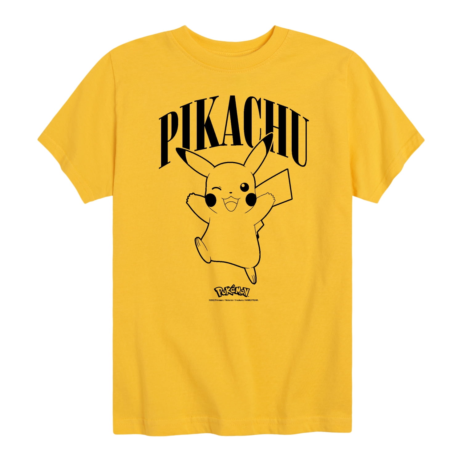 Pokémon - Pikachu Wink - Youth Short Sleeve Graphic T- Shirt - Walmart.com
