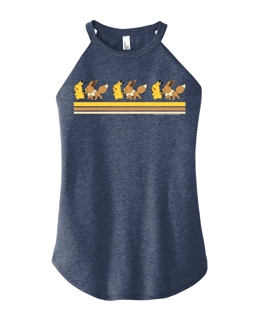 Pokémon - Pikachu and Eevee - Juniors High Neck Tank Top - Walmart.com