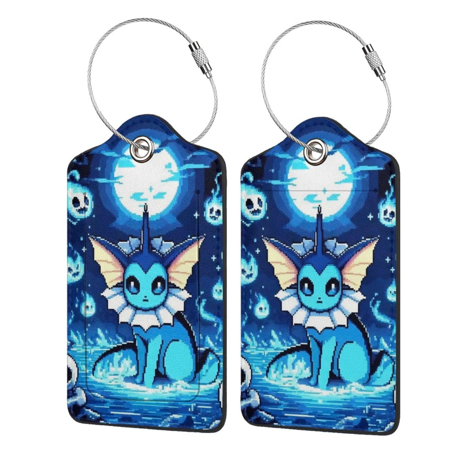 Pokémon Pikachu vaporeon8752 Luggage Tags for Suitcases Travel ID ...