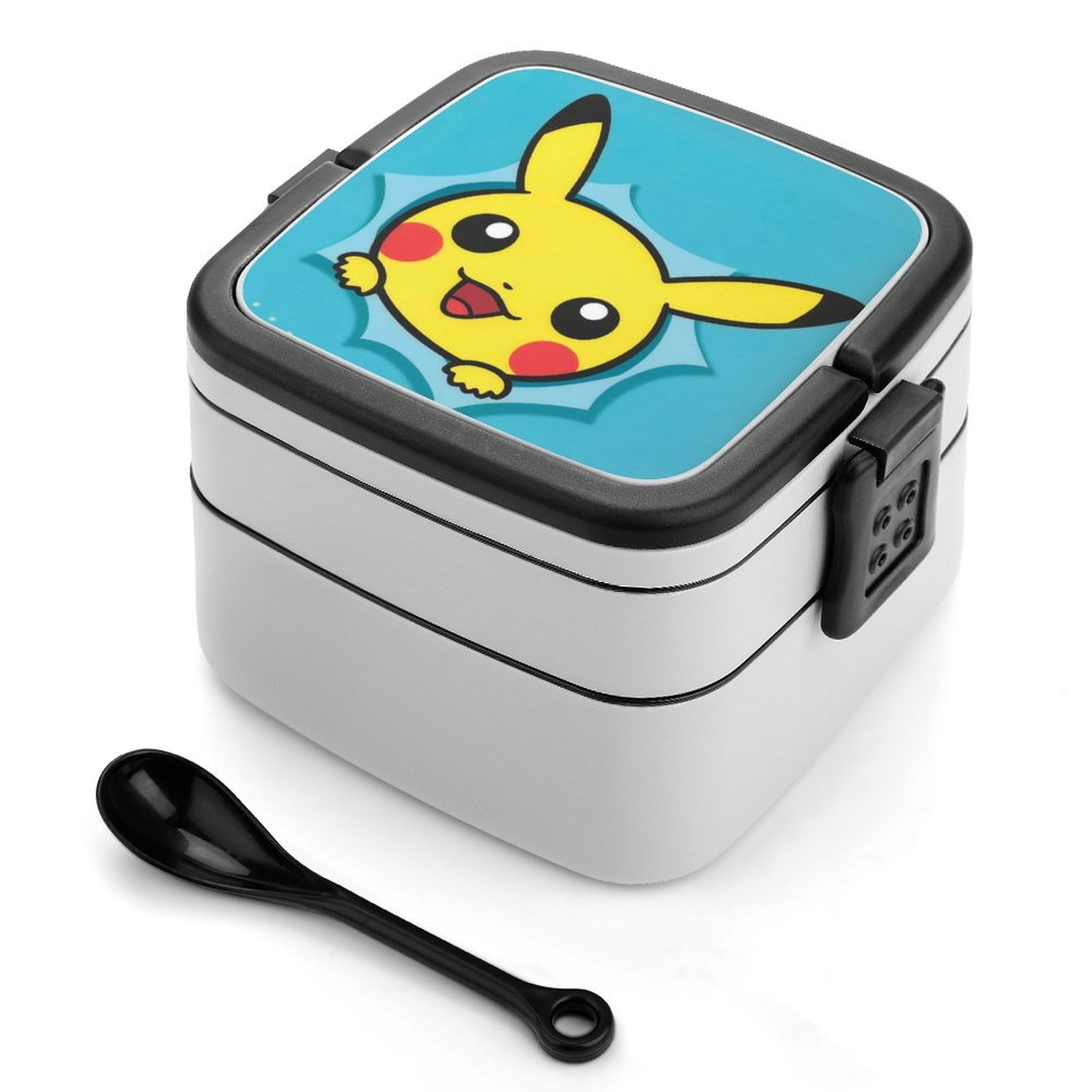 Pokémon-Pikachu33 Reusable Bento Boxes Lunch Box Double Layer Stackable ...