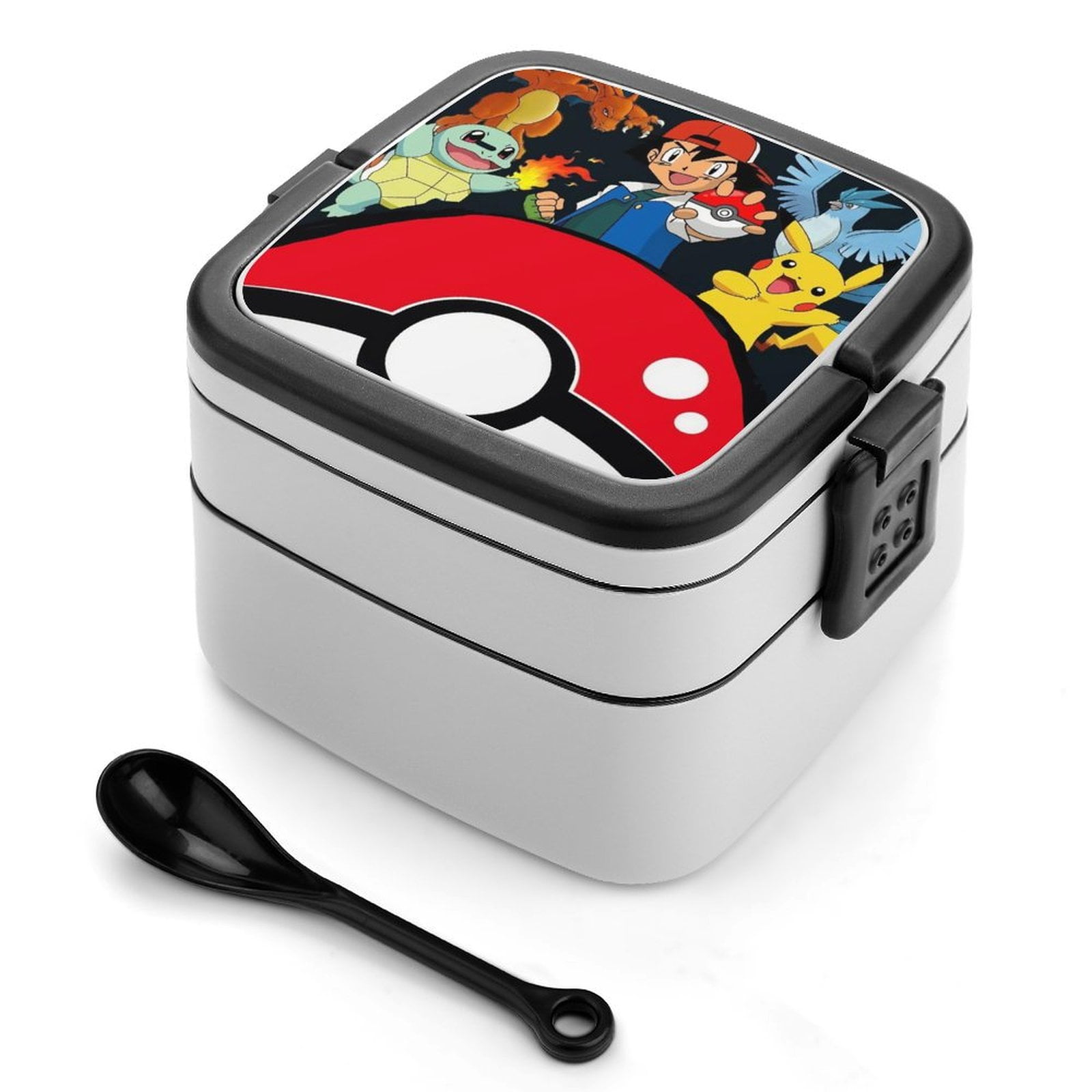 Pokémon Poké Ball Vintage Classic Red & White Logo Lunch Boxes 1000 ML ...