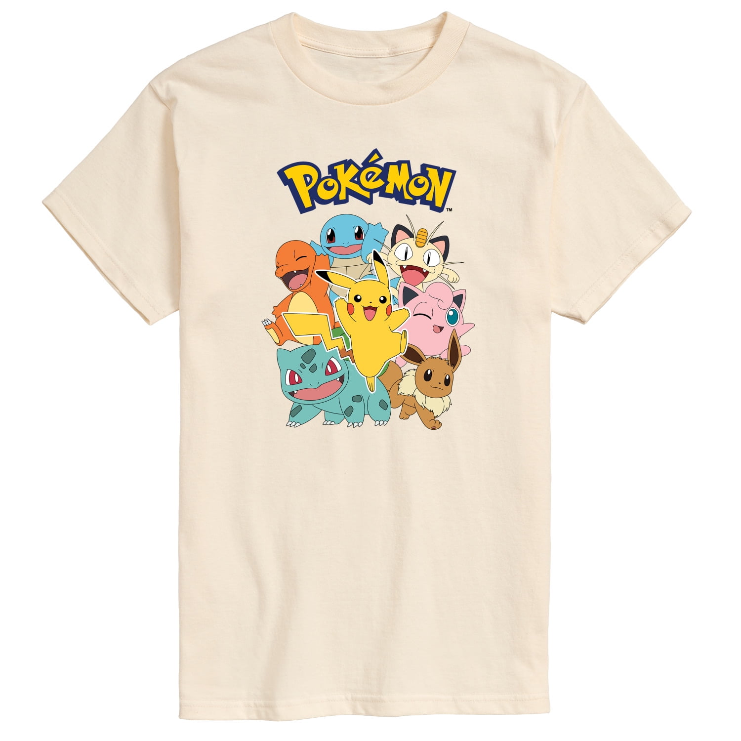 Adult's Pok√©mon Characters T-Shirt - Men's Short Sleeve Graphic ...
